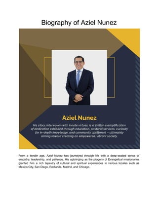 Aziel Nunez is a Assistant Director of the Lantz Center at the ...