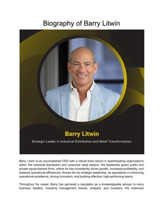 Biography of Barry Litwin | PDF