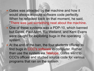 Biography of Bill Gates | PPTX