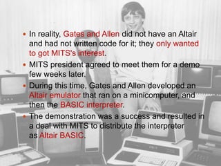 Biography of Bill Gates | PPTX