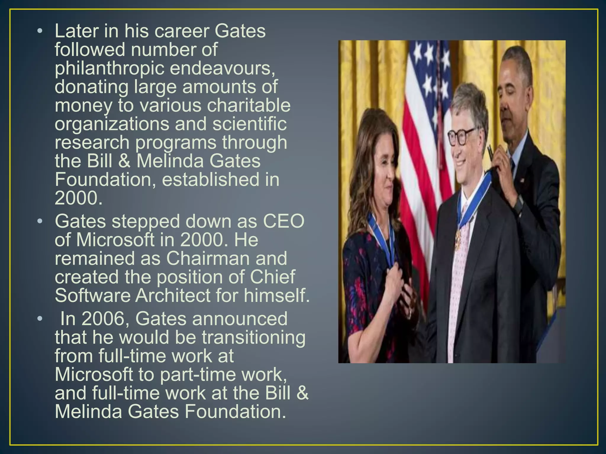 Biography of bill gates | PPTX