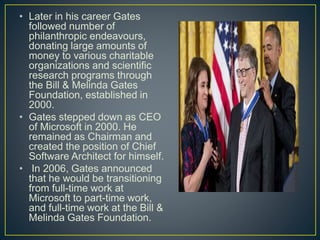 Biography of bill gates | PPTX