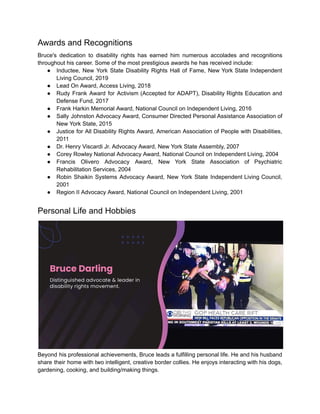 Biography Of Bruce Darling | Co-founder, President and CEO.pdf