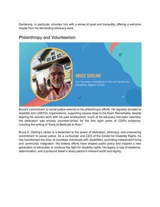Biography Of Bruce Darling | Co-founder, President and CEO.pdf