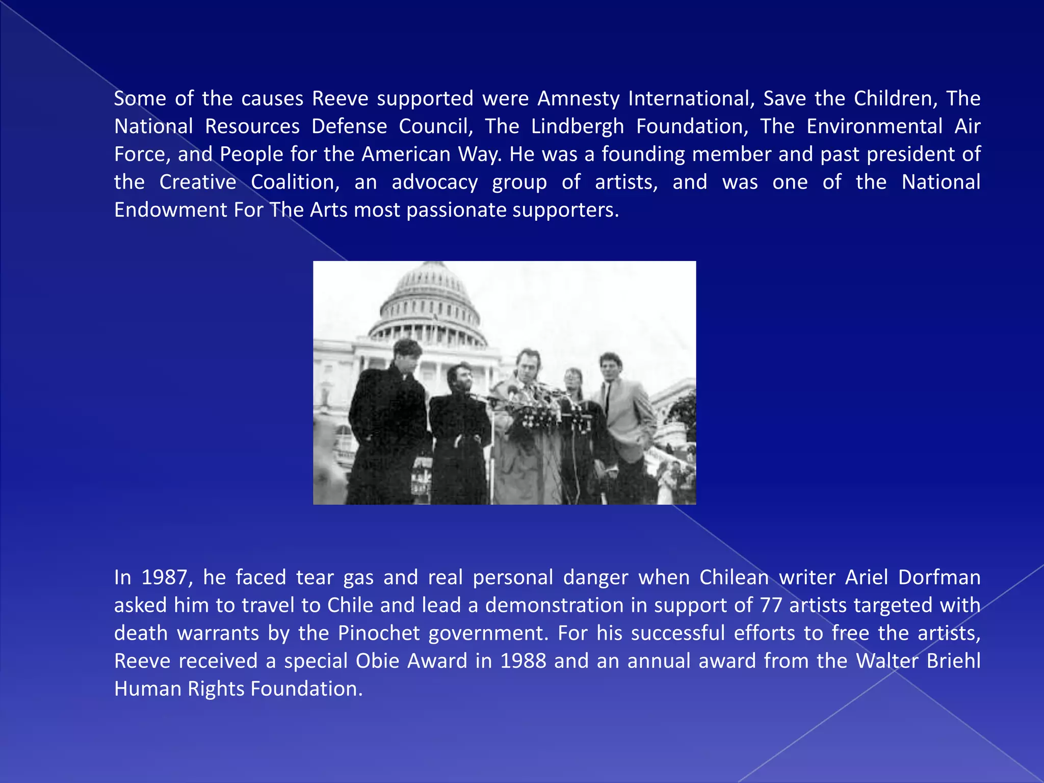 Biography of christopher reeves part ii | PPTX