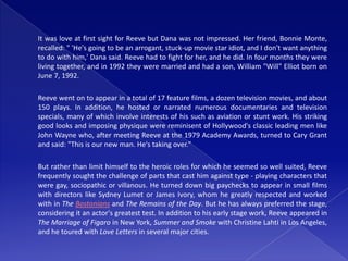 Biography of christopher reeves part ii | PPTX