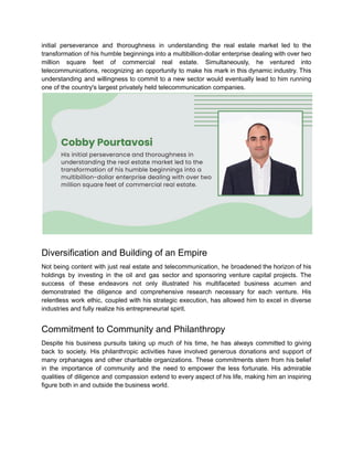 Biography Of Cobby Pourtavosi.pdf Founder and Chairman of Capital Insight | PDF