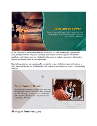 Biography of Dana Larson Bowen. pdffffff | PDF