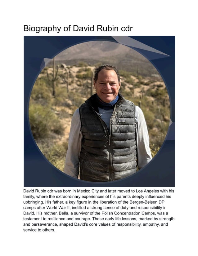 David Rubin cdr Transforms Lives Through Affordable Housing Projects | PDF