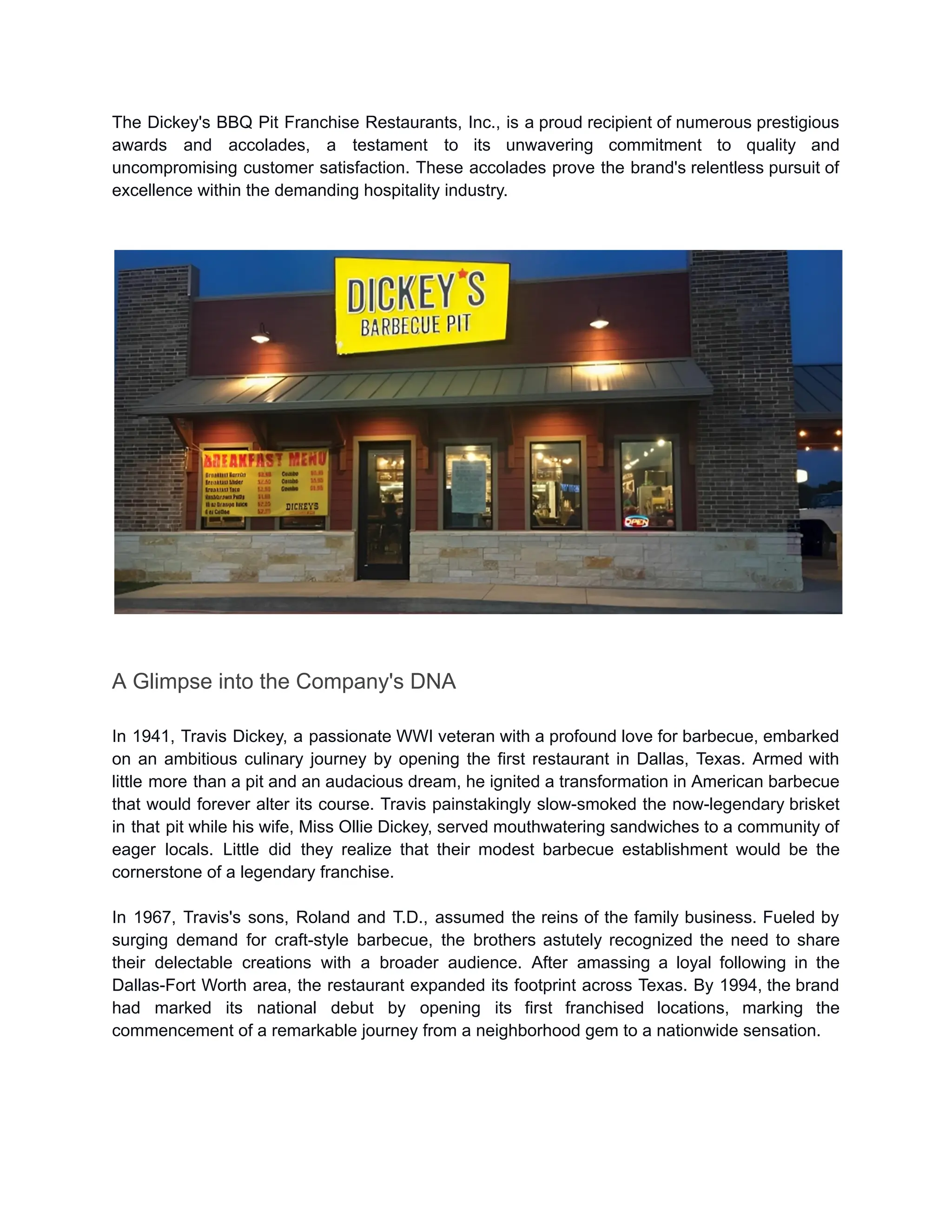 Biography of Dickey’s Barbecue Pit Franchise.pdf
