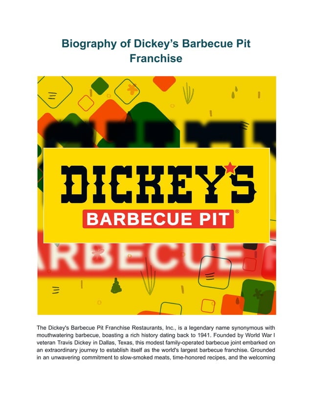 Biography of Dickey’s Barbecue Pit Franchise.pdf