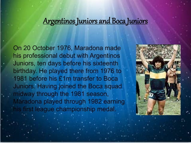 Biography of Diego Maradona | PPT | Soccer | Sports