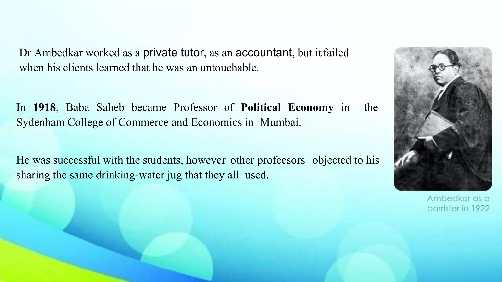 Biography of DR.Br. Ambedkar | PPTX