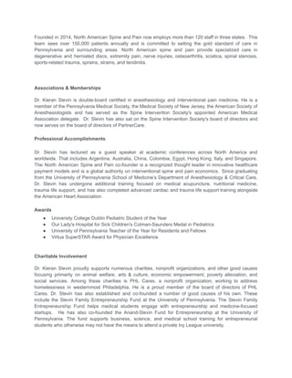 Biography of Dr. Kieran Slevin.pdf