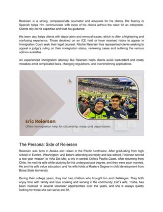 Biography of Eric Reiersen | Attorney | Kennewick, Washington.pdf ...