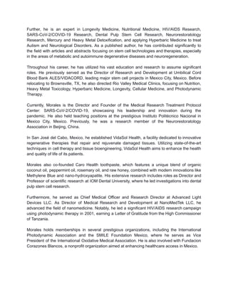 The Contributions of Frank Morales to HIV/AIDS Research | PDF