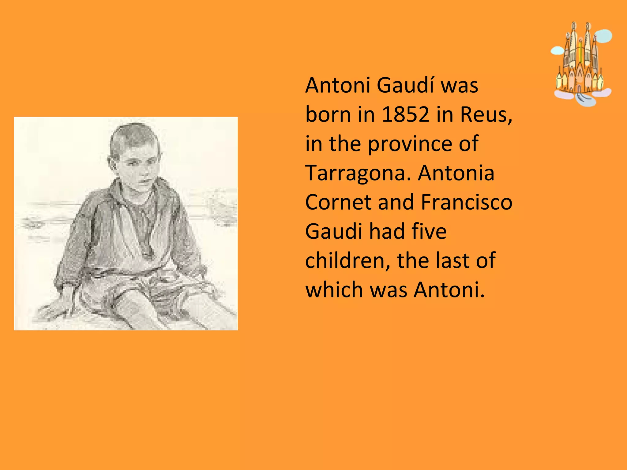 Biography of gaudí | PPT