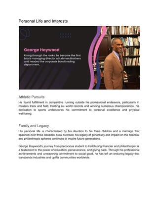 Biography Of George Haywood | Retired | Washington DC.pdf