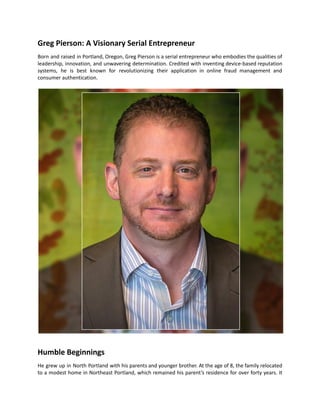 Biography of Greg Pierson .pdf