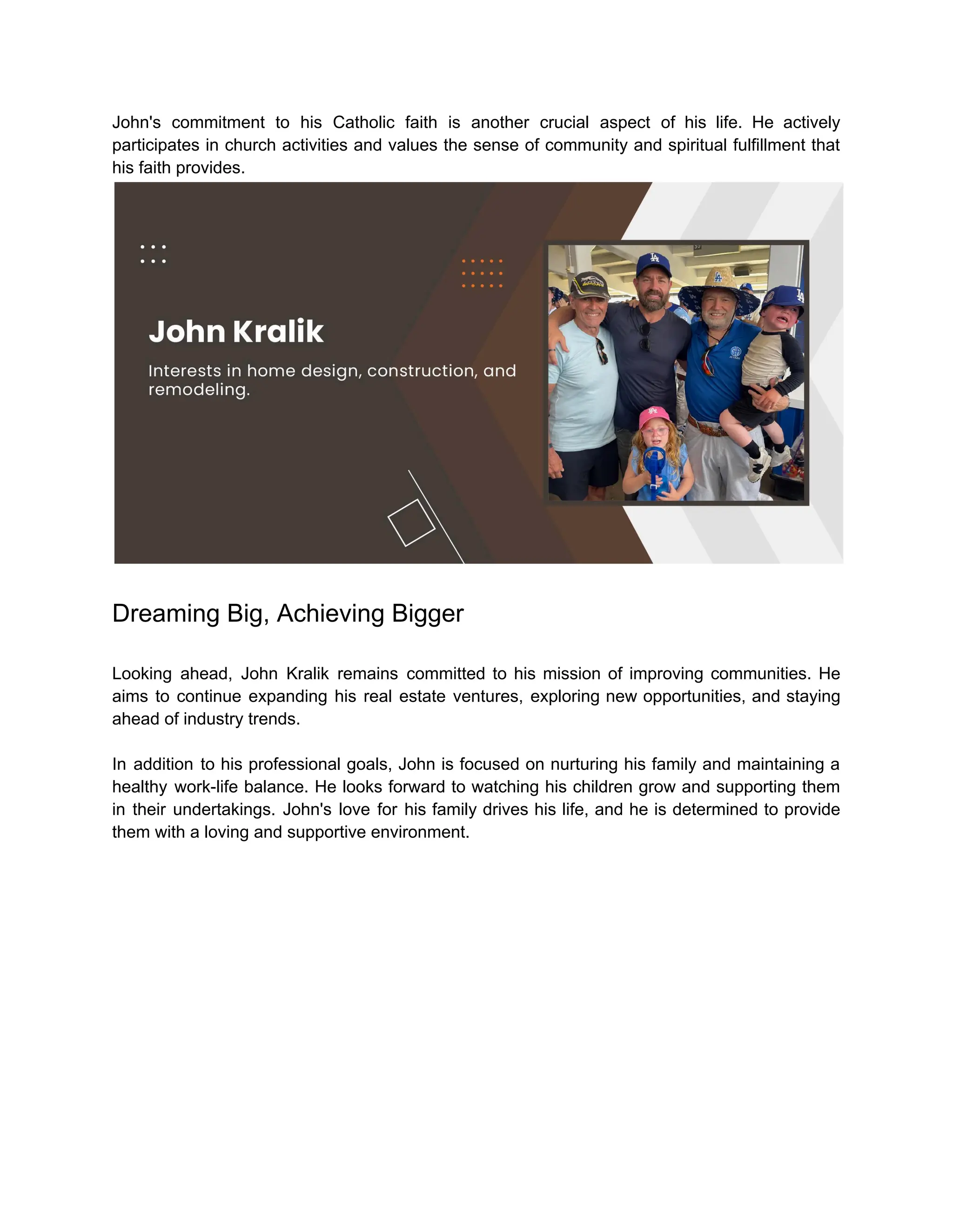 Biography of John Kralik | Real Estate Developer | Newport Beach CA.pdf ...