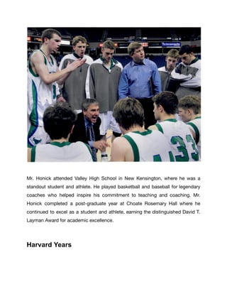Biography of Jonas Honick | Basketball Coach- retired teacher.pdf