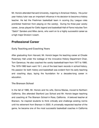 Biography of Jonas Honick | Basketball Coach- retired teacher.pdf