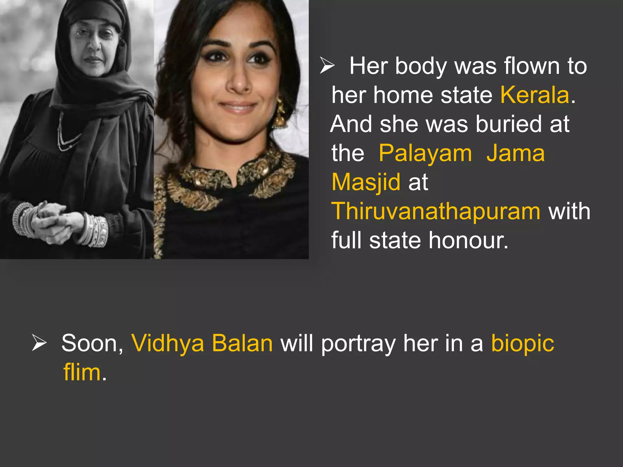 Biography of kamala das | PPTX