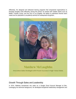 Biography of Matthew McLaughlin | PDF