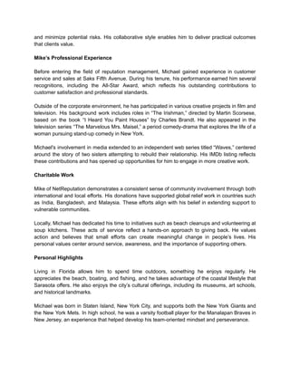 Biography of Michael Dattolo.pdf | PDF