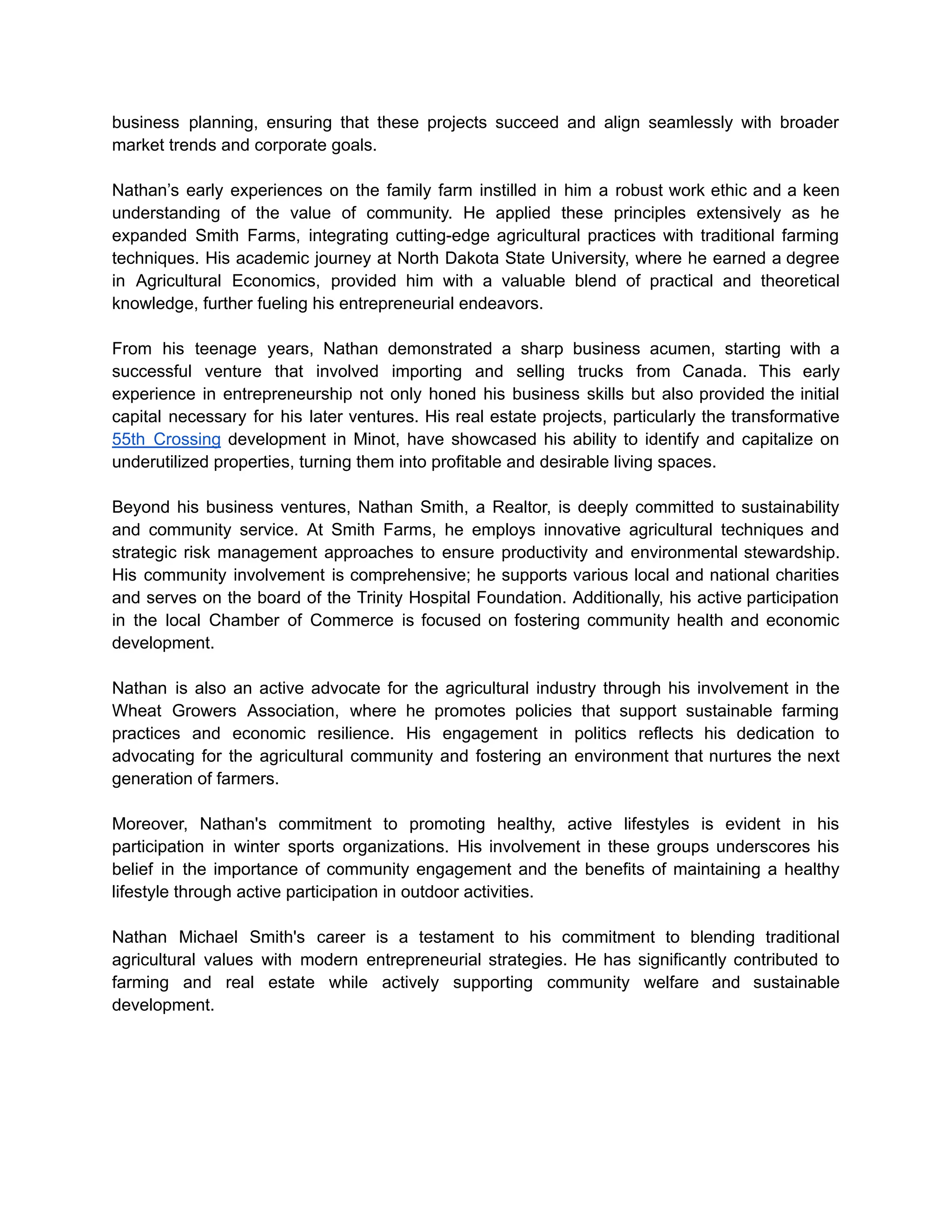Biography of Nathan Michael Smith | Minot , North Dakota.pdf