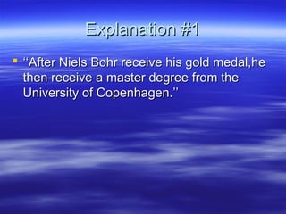 Biography of niels bohr | PPT