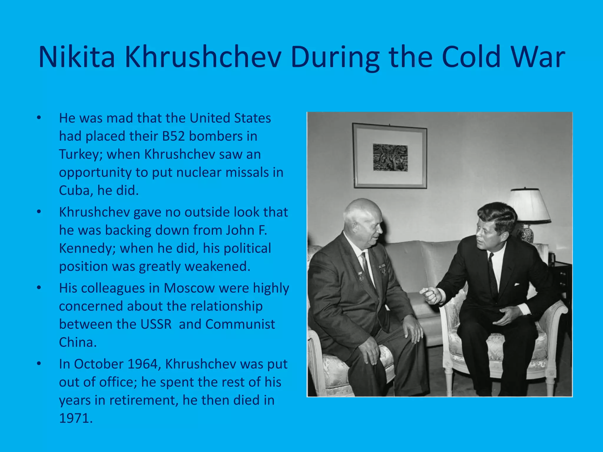 Biography of nikita khrushchev | PPTX