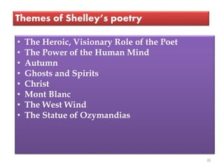 Biography of pb shelley | PPTX