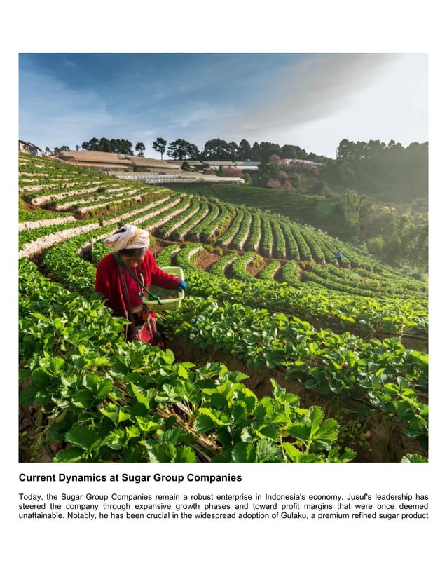 Biography of Pengusaha Gula Gunawan Jusuf | PDF | Large Business | Business