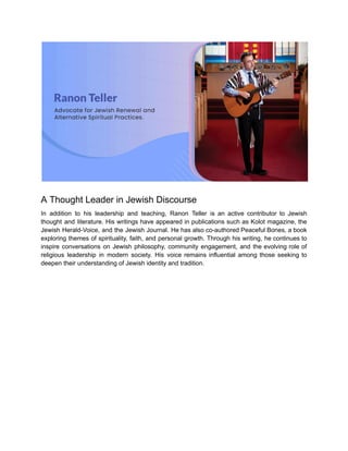 Biography of Ranon Teller | PDF