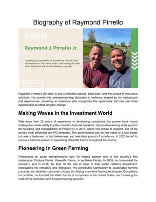 Biography of Raymond Pirrello.pdf