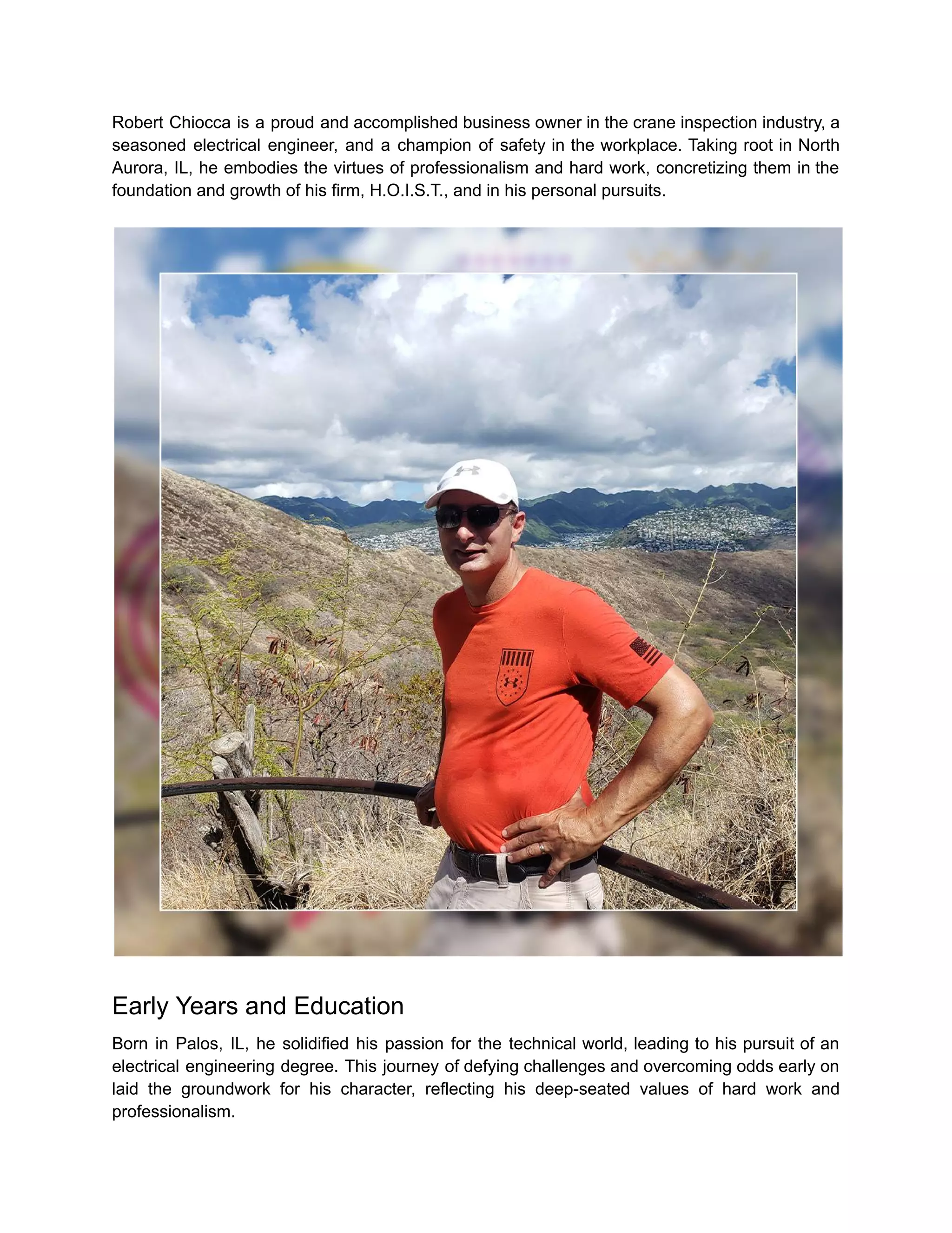 Biography of Robert Chiocca.pdf | Outdoor Attractions | Attractions