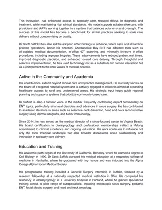 Biography of Scott Saffold | PDF