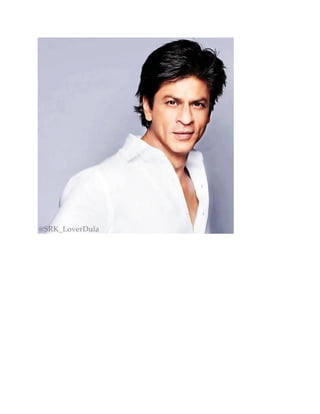 Biography of shah rukh khan | PDF