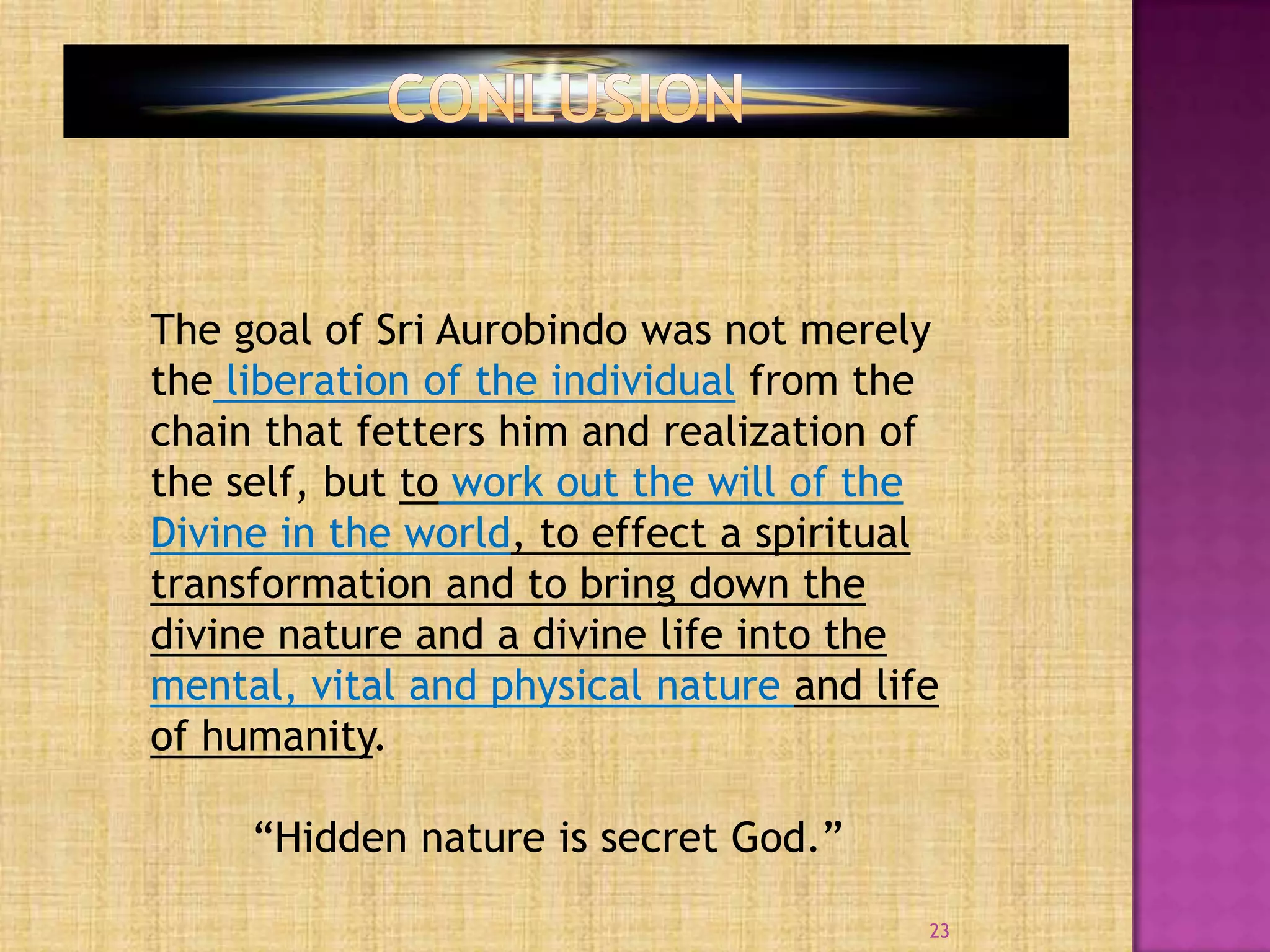 Biography of sri aurobindo | PPTX