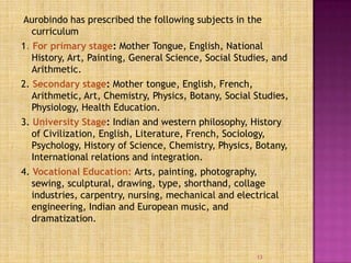 Biography of sri aurobindo | PPTX