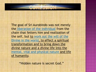 Biography of sri aurobindo | PPTX