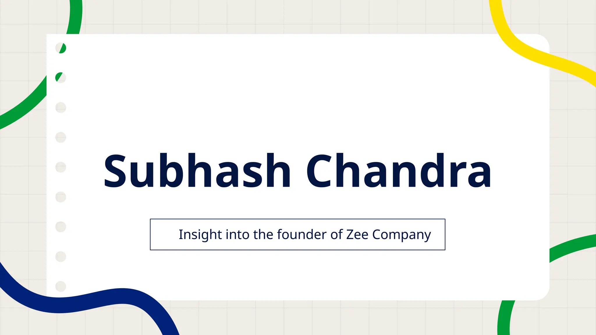 Biography of Subhash Chandra ( Harshit ).pptx