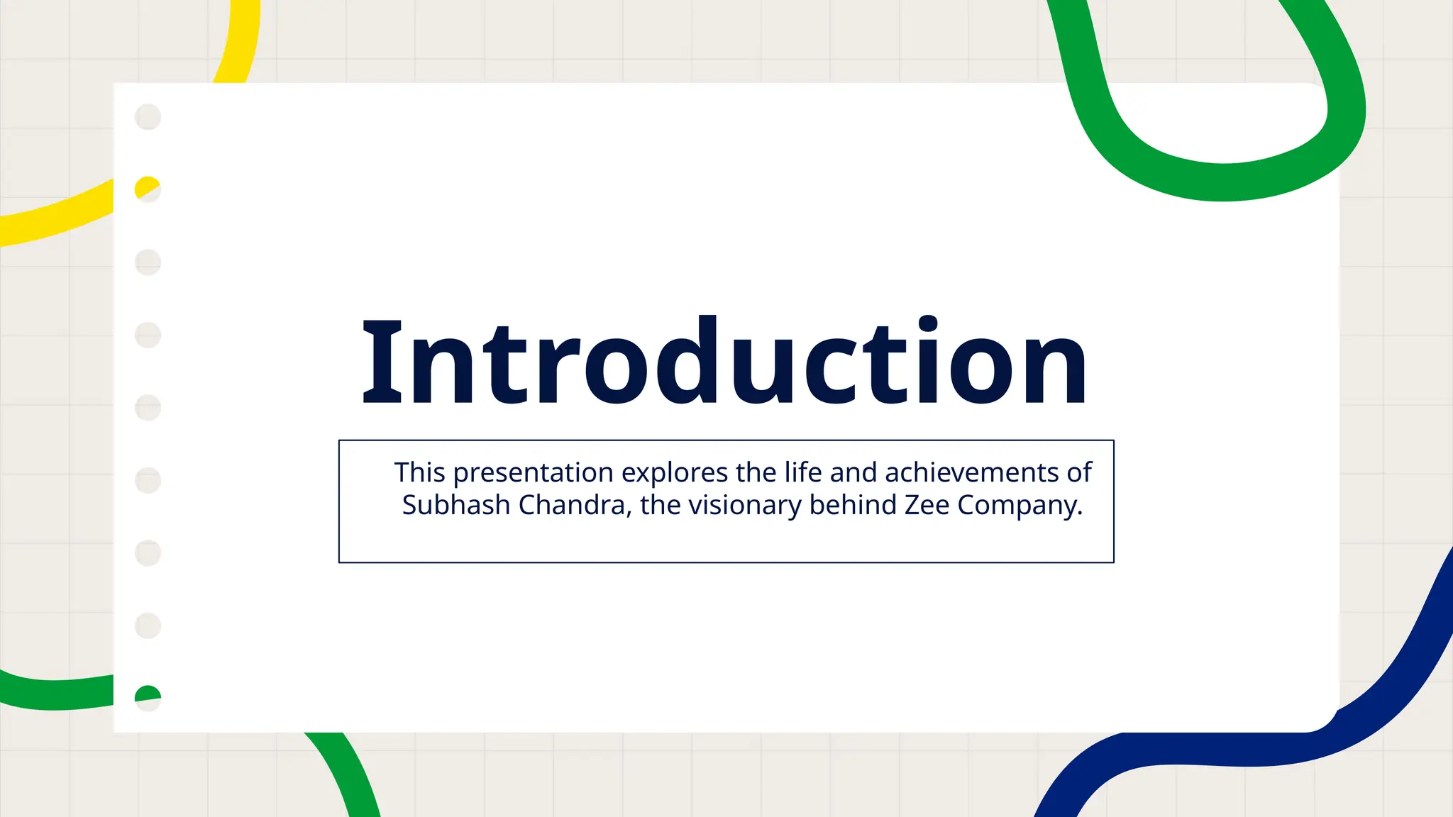 Biography of Subhash Chandra ( Harshit ).pptx