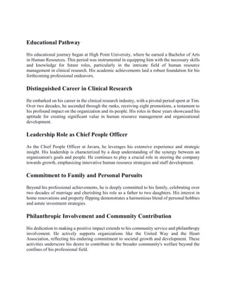 Biography and career About Tim Neathery. | PDF