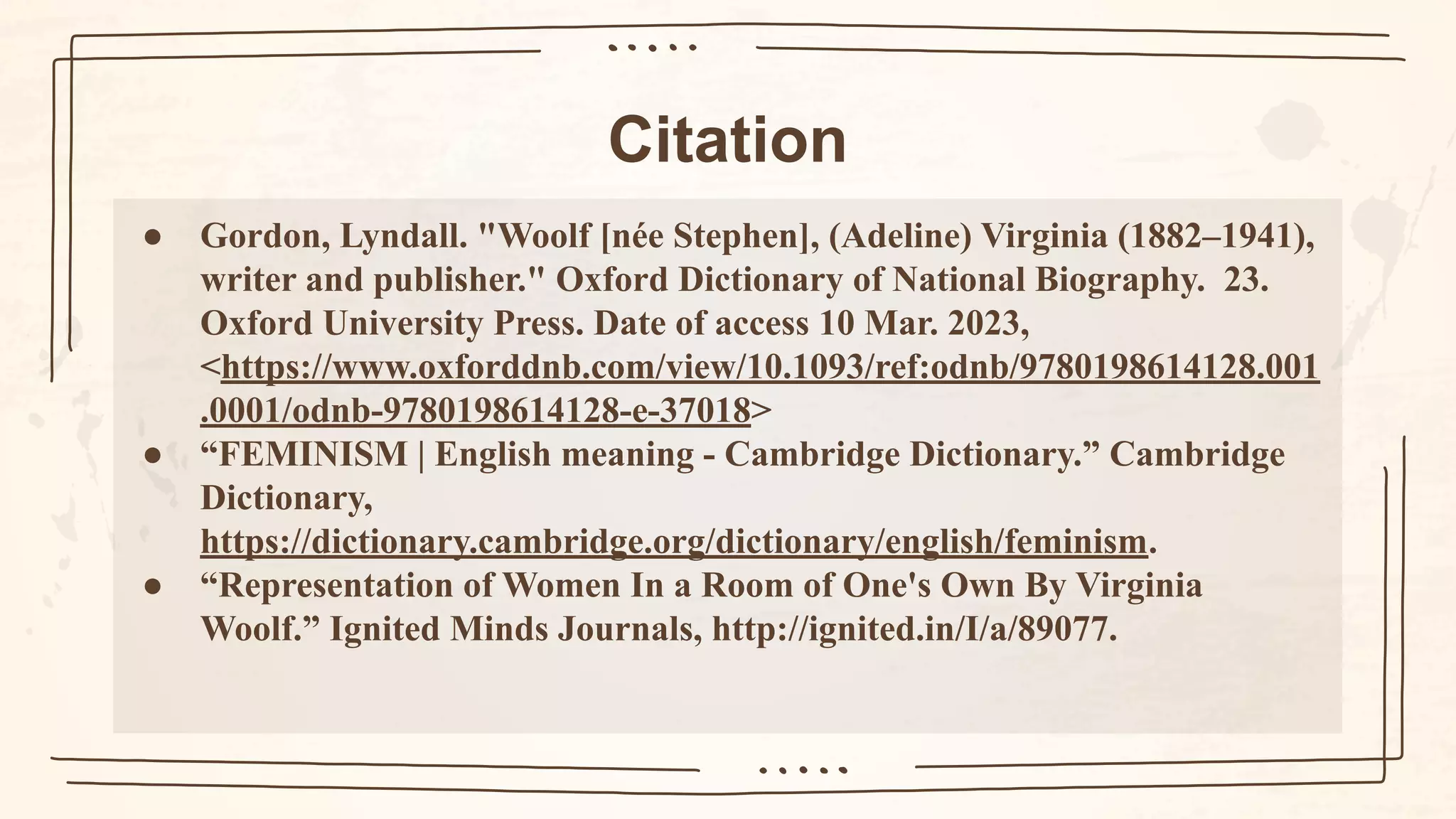 Biography of Virginia Woolf | PDF