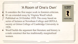 Biography of Virginia Woolf | PDF