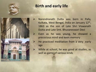 Biography on swami vivekanand | PPSX