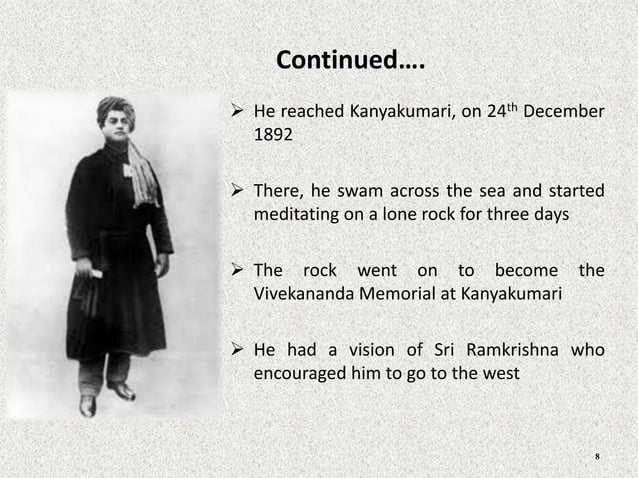 Biography on swami vivekanand | PPSX | Buddhism | Religion & Spirituality
