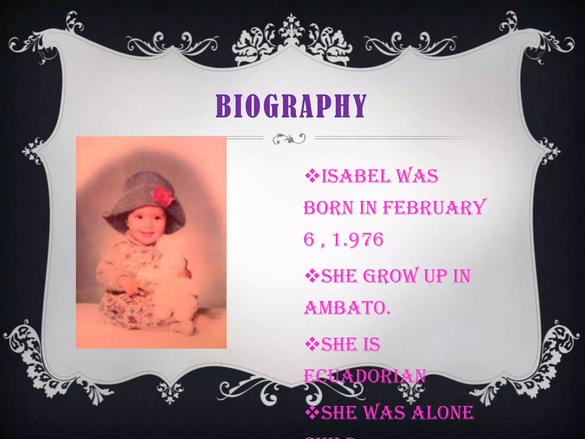 Biography presentation | PPTX